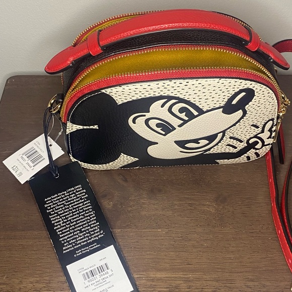 Coach | Bags | Nwt Coach Disney Mickey Mouse X Keith Haring Serena Satchel | Poshmark